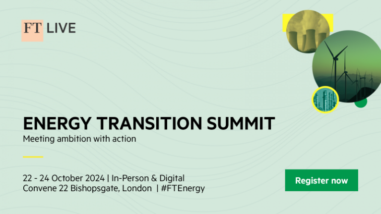 FT Energy Transition Summit 2024 - CCSA